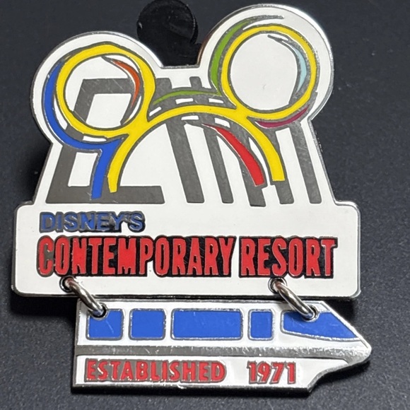 Disney | Jewelry | Disney Pin 20 Contemporary Resort Monorail Dangle ...